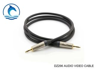 DZ296 Stereo Audio Cable , Audio Lead Cable Double 3.5mm Male Plug Twisted Pair