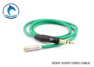 Durable Audio Video Cable 6.5mm Stereo TRS Male Plug And 3.5mm Female Plug