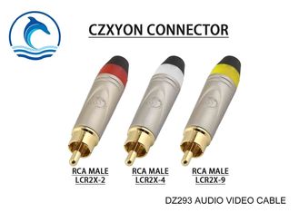 DZ293 RCA Audio Microphone Cable With Double RCA Male Or Female Connector