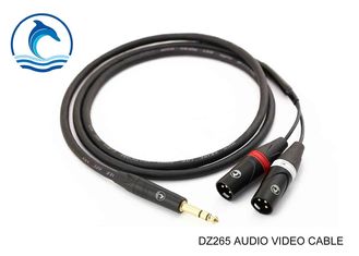 DZ265 Audio And Video Cables With XLR Male Plug / XLR Female Plug And 6.35mm TRS Connector