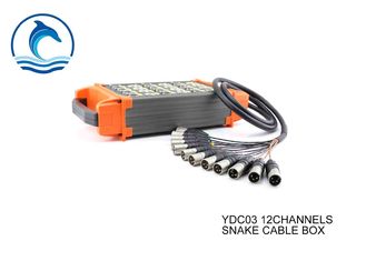 12 Channels Multi Audio Snake Cable Box YDC03 XLR Sends And 1/4 In TRS Returns