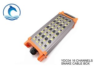 YDC04 16 Channel Snake Cable Box XLR Snake Box , Audio Snake Cable With Stage Box 50ft