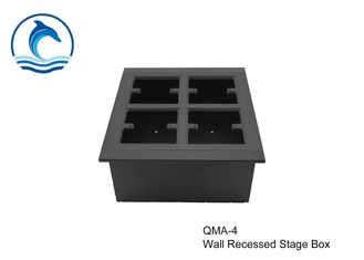 QMA-4 16 Sockets Wall Recessed Outlet Box High Durability With Four 86 Panels