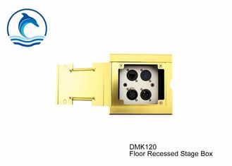 DMK120 Recessed Stage Box 5mm Stainless Panel With Premium Quality Connectors