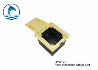 DMK120 Recessed Stage Box 5mm Stainless Panel With Premium Quality Connectors