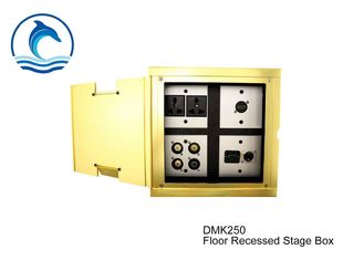 Floor Mounted Recessed Stage Box DMK250 235*235mm Easy To Assemble CE Approved