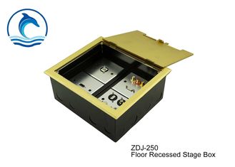 Four 86 Panel Recessed Stage Box 250*220mm Surface Mount Floor Box ZDJ-250