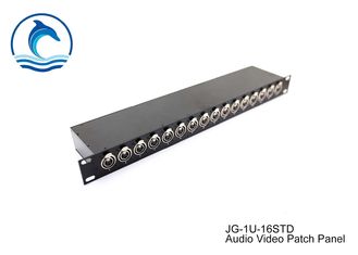 1U Rack Height Feed Through Patch Panel JG-1U-16STD Customized Logo Design