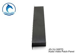 1U Rack Height Feed Through Patch Panel JG-1U-16STD Customized Logo Design