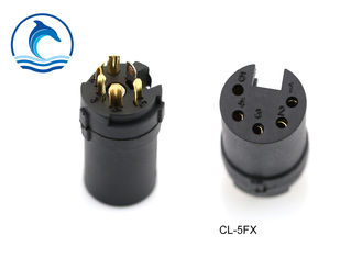 5 Pin XLR Audio Connector LC5FX XLR Input Connector Female Connector Nickel Contact