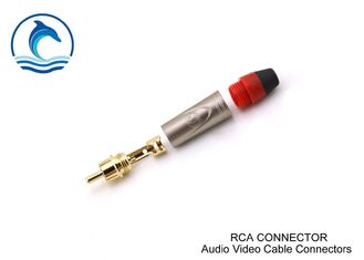 RCA Female Connector RCA LCR2X-2 Jack Connector , RCA To RCA Connector