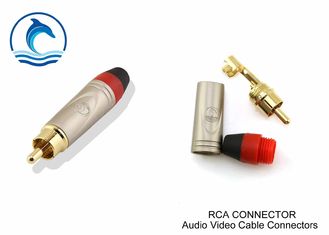 RCA Female Connector RCA LCR2X-2 Jack Connector , RCA To RCA Connector