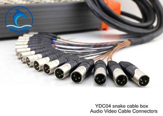 YDC04 16 Channel XLR Snake Box , Video Cable Connectors With Stage Box