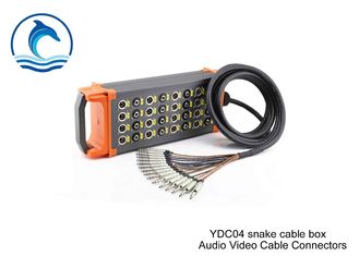 YDC04 16 Channel XLR Snake Box , Video Cable Connectors With Stage Box