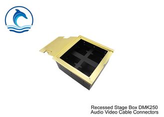 DMK250 Audio Video Cable Connectors Recessed Outlet Box / Floor Mount Electrical Box