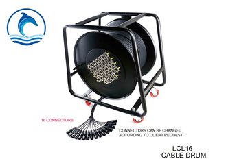 Retractable Empty Cable Drum Extension Cord Reel Uneasy To Deformation LCL16