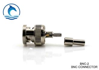 High Durability BNC Cable Connector BNC Crimp Connector For CCTV BNC-2