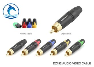 Twisted Pair Shielded Rca Audio Video Cable DZ192 XLR Bridge Bridging Adaptor Cable