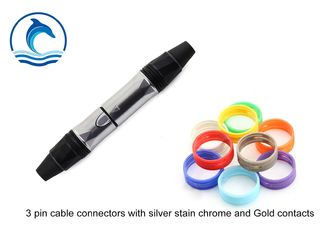 CL-3MX Male XLR Audio Connector With Wire For Video / Speaker Cable