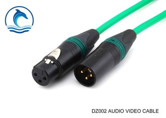 Gray Stereo Audio Video Cable 1m For Professional Sound Applications