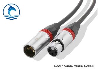 3 Pin Lead XLR Male To Female Extension Cable For Mic And Lighting Equipment