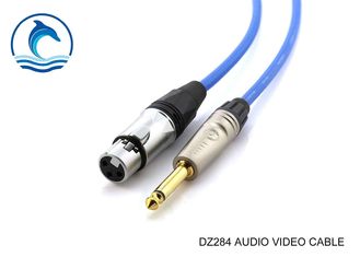 6.35mm Stereo Audio Cable 6.35 6.5 Microphone Plug / Video To Video Cable