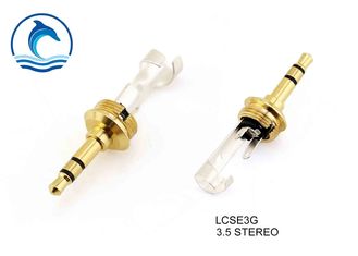 3.5mm LCSE3G 1/8" Speaker Cable Connectors For Telephone Switchboards