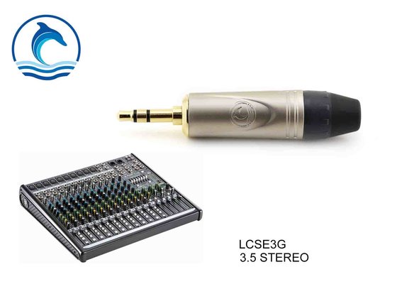 Electronic Digital Audio Connector / TRS Audio Cable Connectors One Year Warranty