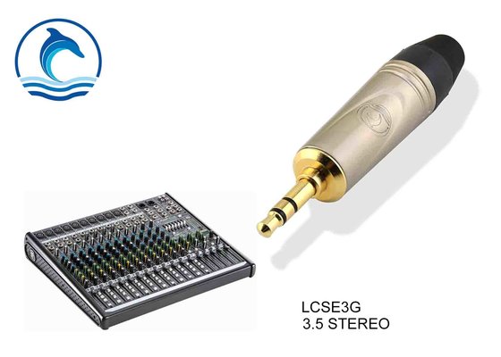 Electronic Digital Audio Connector / TRS Audio Cable Connectors One Year Warranty