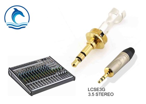 Electronic Digital Audio Connector / TRS Audio Cable Connectors One Year Warranty
