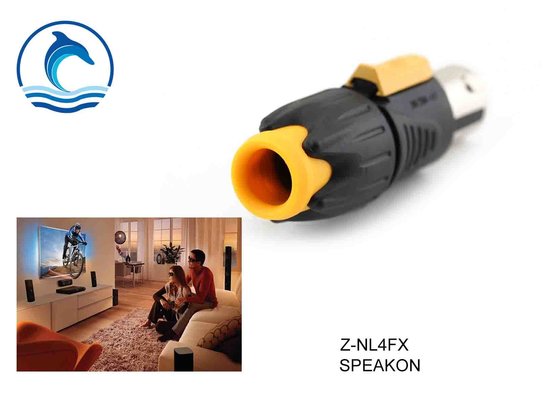 Cold Forging Z-NL4FX Speakon Speaker Connectors For Electrical Equipment