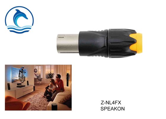 Cold Forging Z-NL4FX Speakon Speaker Connectors For Electrical Equipment
