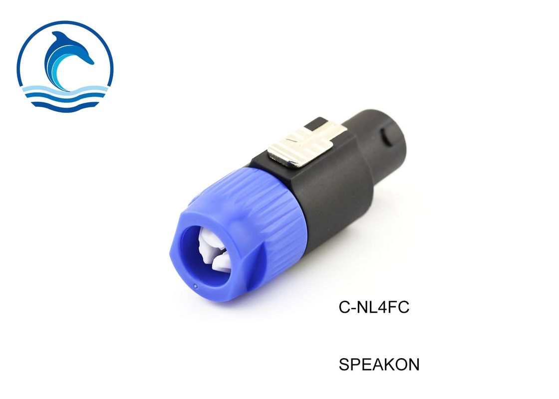 4 Pin C-NL4FC Speakon Cable Connector Audio Cable Connector For Loudspeaker