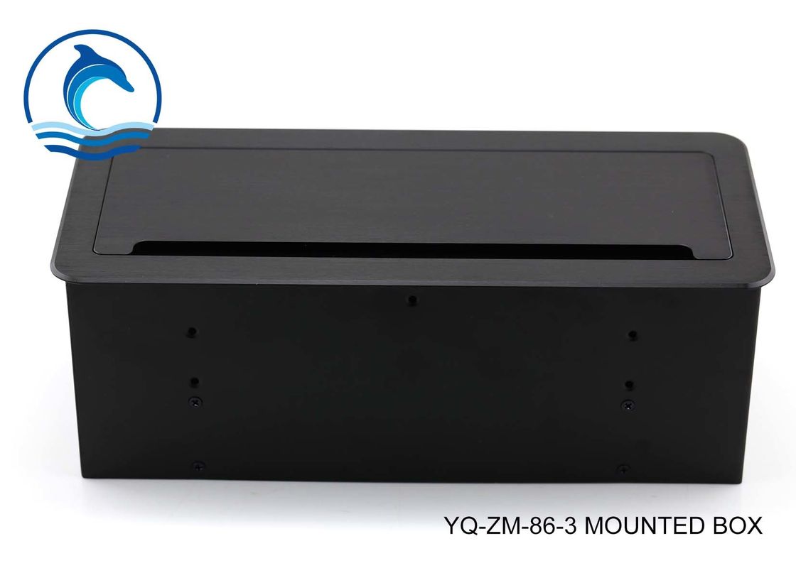 YQ-ZM-86-3 Multicore Stage Box , Table Mounted Outlet Box For Electrical Outlet Connection