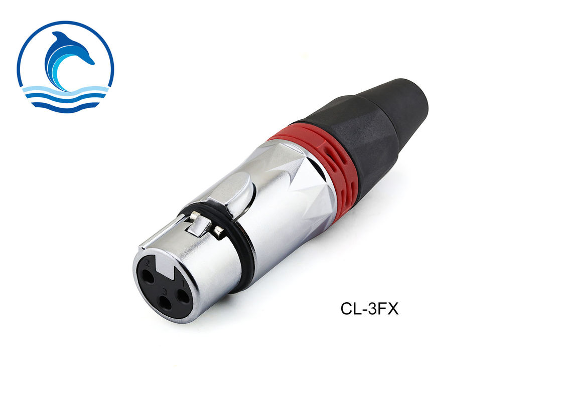 Cannon XLR Audio Connector 3 Pin Female Audio Jack Microphone Connector CL-3FX XLR Male To Female