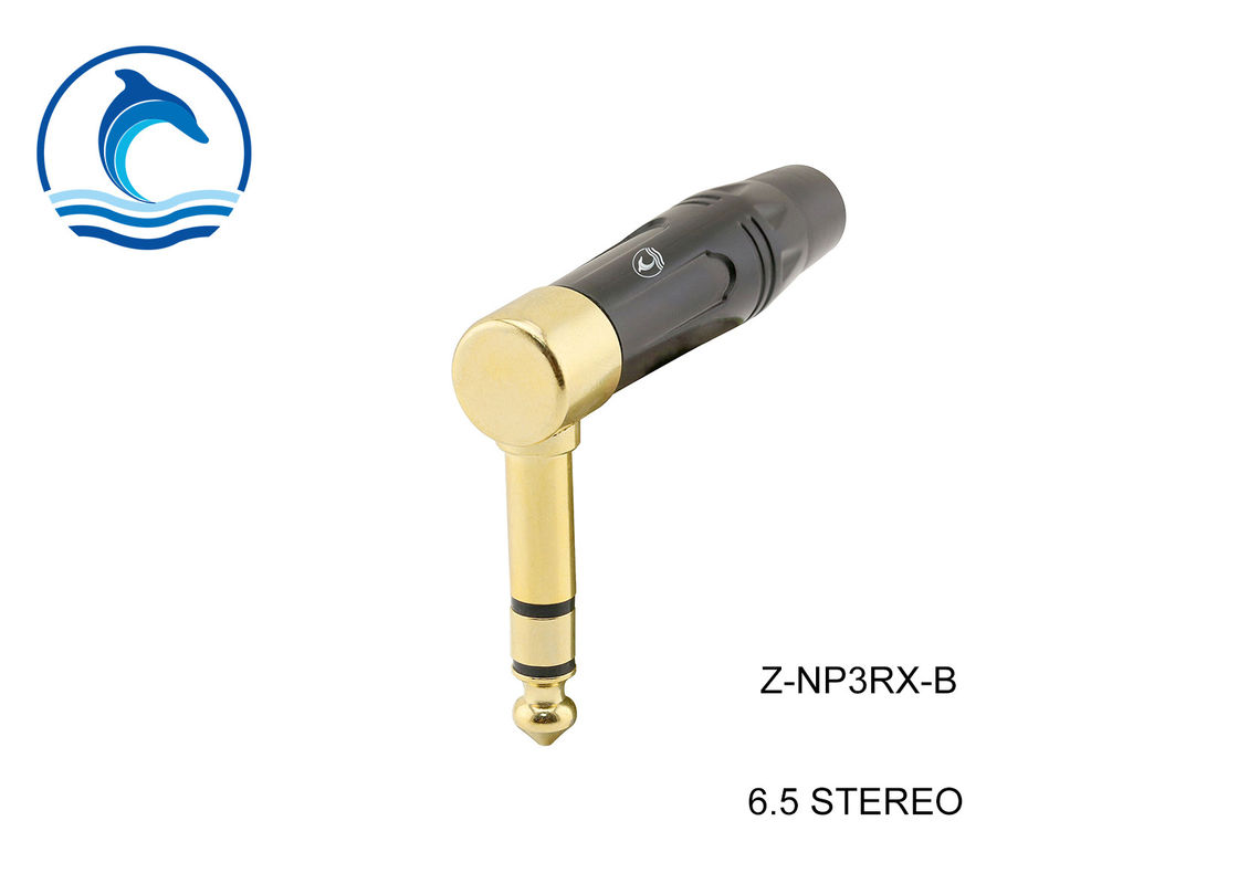 Right Angle Type Stereo Jack TRS Audio Connector Z-NP3RX-B Audio Jack Connector