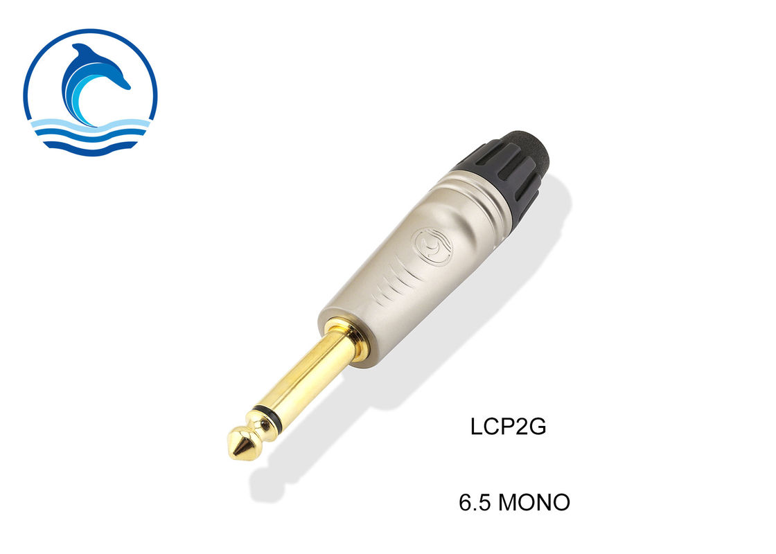 6.35mm Mono Male Plug TR Video Connector 6.35 Sound Console Plug LCP2G