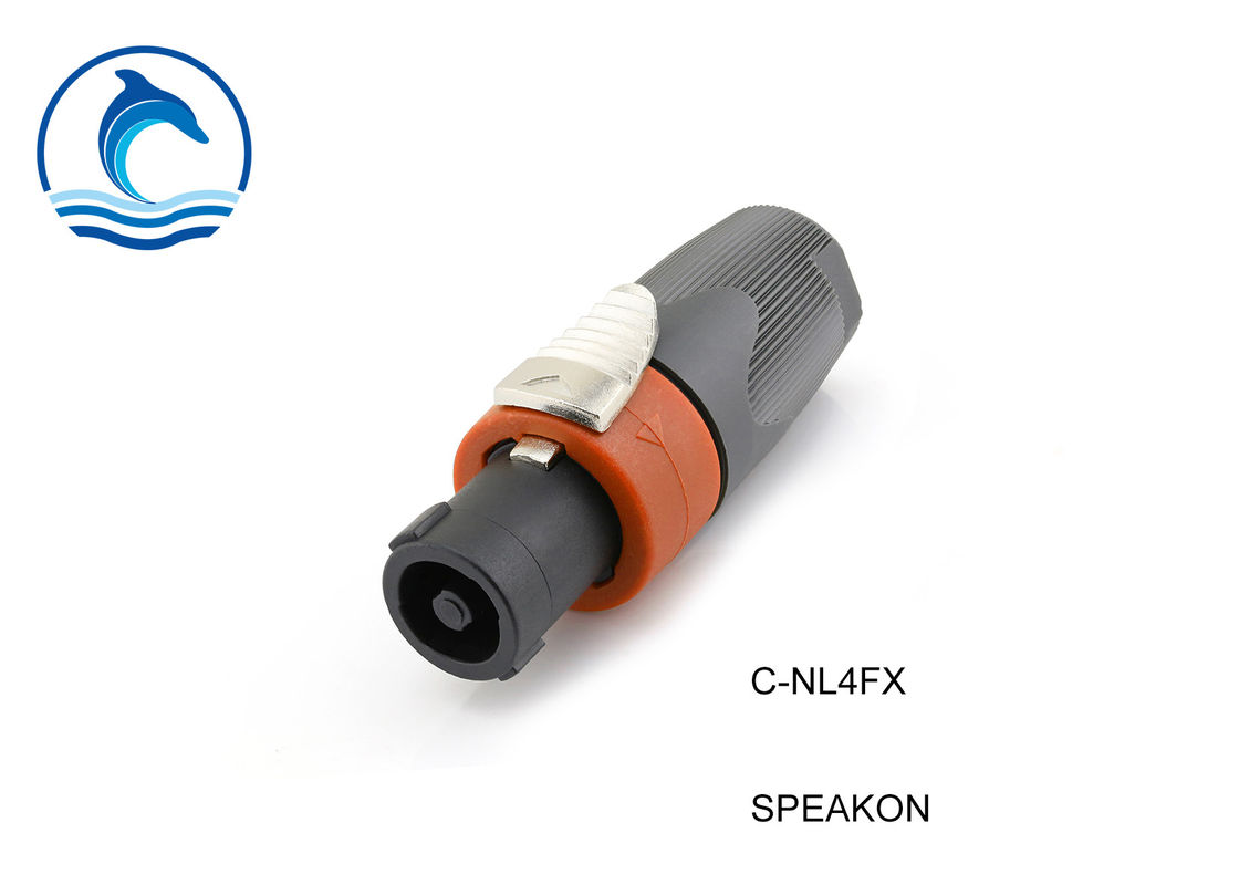 Nl4 Connector 4 Pole Speakon Connector Neutrik Nl4fx Speakon Plugs / Pure Copper Pin