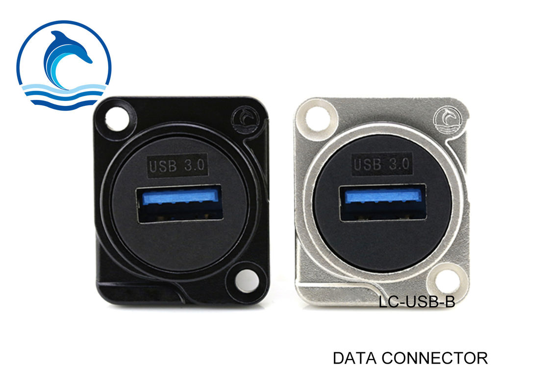 USB 3.0 Digital Data Connector Female Feed Through Data Connector LC-USB-B