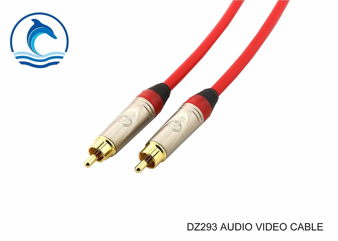 DZ293 RCA Audio Microphone Cable With Double RCA Male Or Female Connector