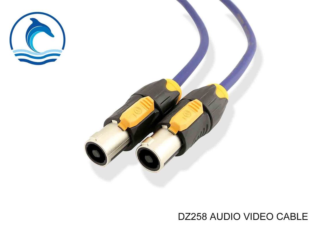 23 AWG Digital Audio Video Cable With Double Speakon Connector Z-NL4FX