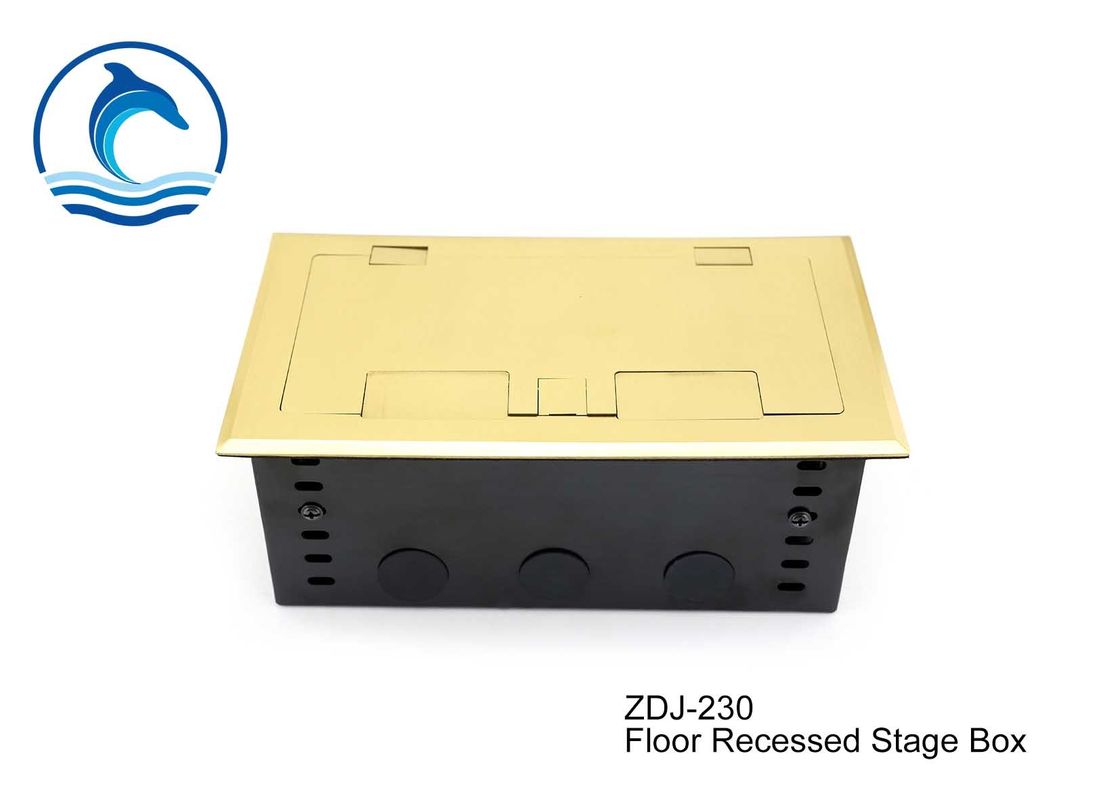 ZDJ-230 230*130mm Recessed Floor Outlet Box 500kg Load Bearing Capacity