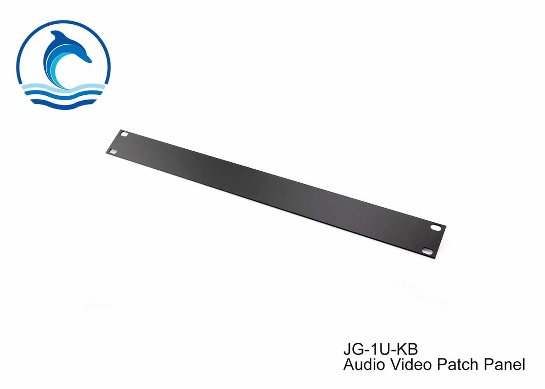 19 Inch 1U Blank Spacer Panel , Audio Patch Panel Power Distribution Unit
