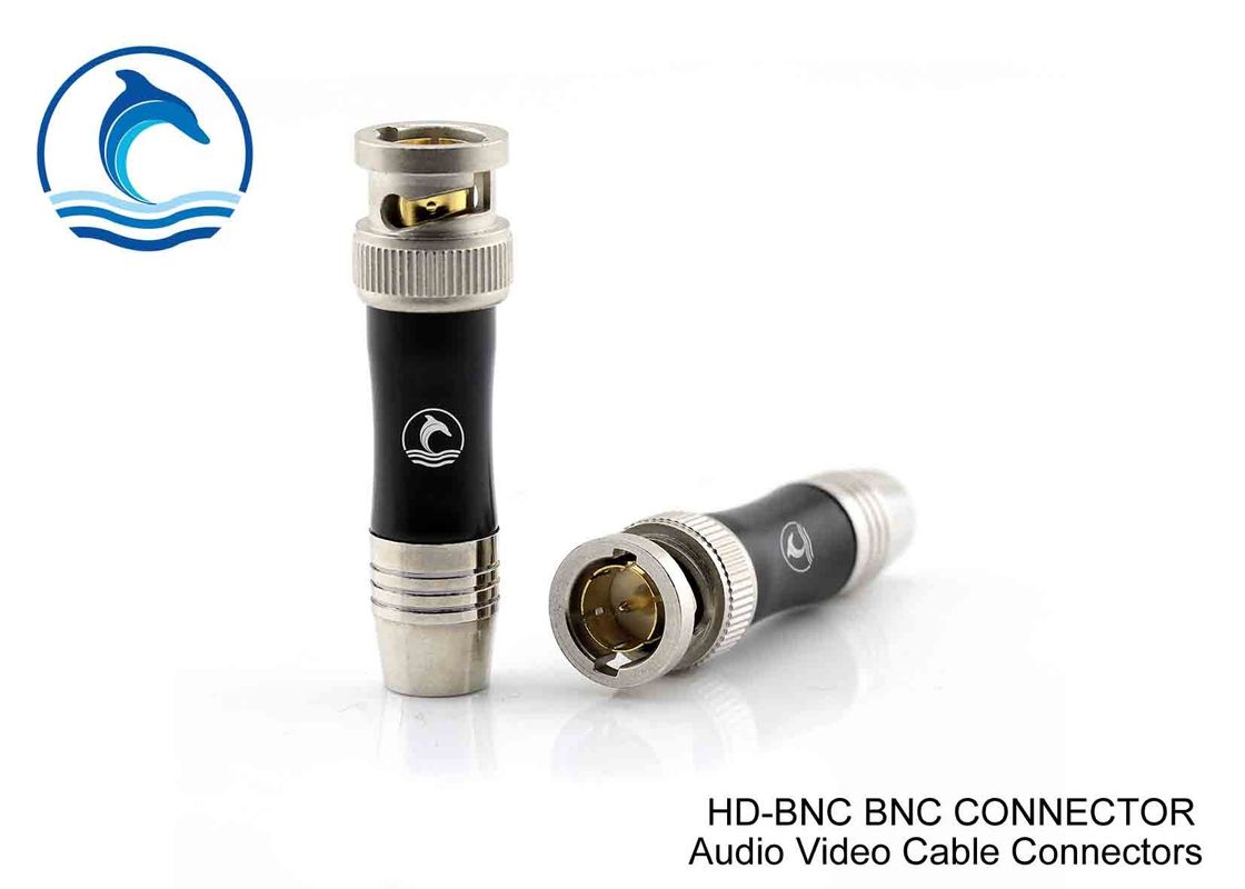 CCTV Security Audio Video Cable Connectors 75 Ohm BNC Connector Female Video Surveillance Camera HD-BNC