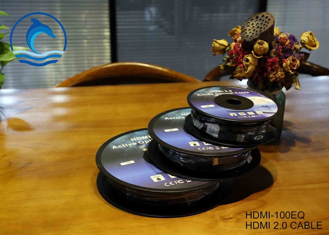 100 Meters HDMI 2.0 Cable HDMI-100EQ Premium Hdmi Extension Cable Foil Shielding