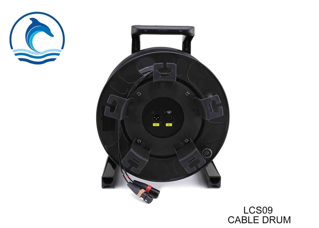 Portable Empty Cable Drum 8 - 40 Channels Snake Cable Drum / Cable Reel LCS09