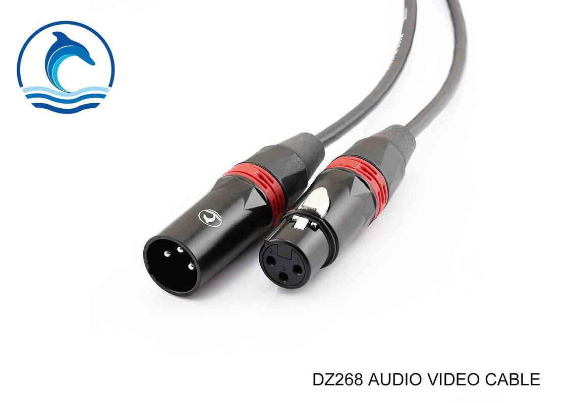 PVC Copper 90 Degree Audio Video Cable 3 Pin 4 Pin 100 M 12 Months Warranty