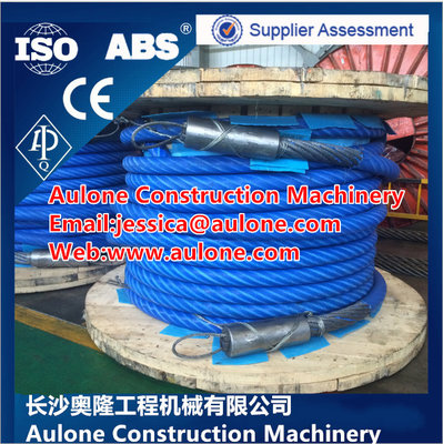 2160mpa,High breaking force crane wire rope,luff rope,non rotating wire rope