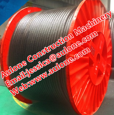 2160mpa,High breaking force crane wire rope,luff rope,non rotating wire rope