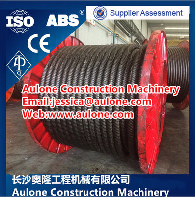 2160mpa,High breaking force crane wire rope,luff rope,non rotating wire rope